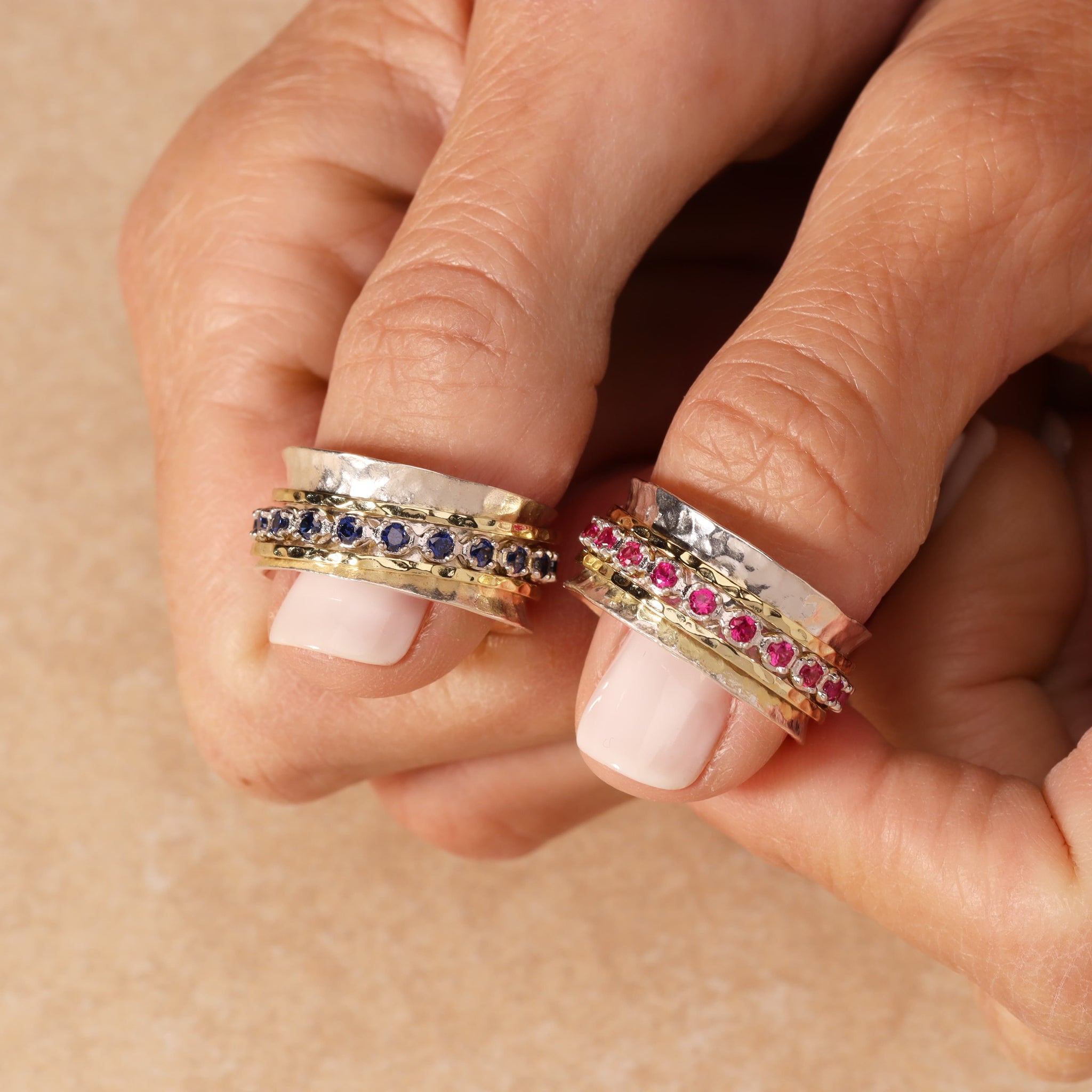 Aria Birthstone Spinner Ring – Ideaure