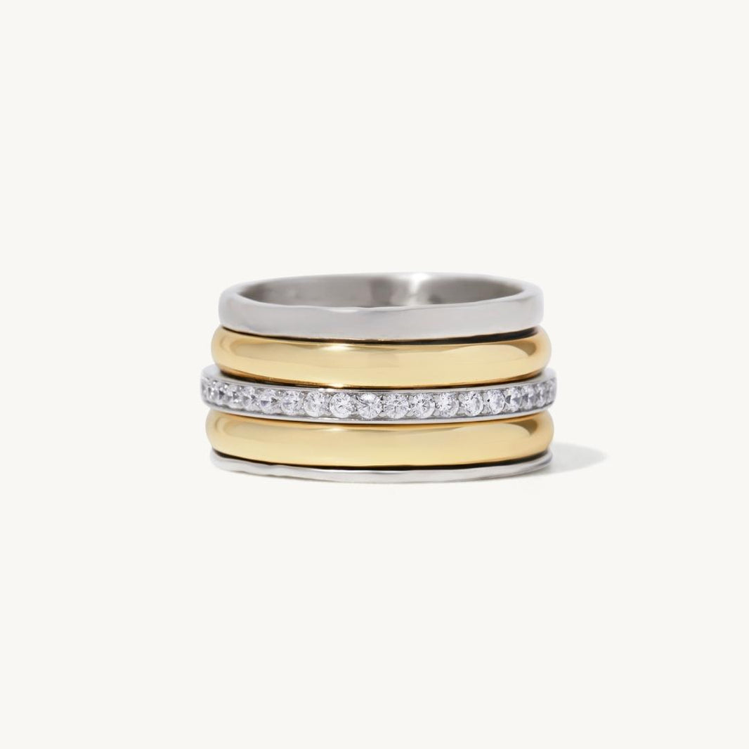 Spinner Rings for Women | Sterling Silver Spinner Rings – Ideaure